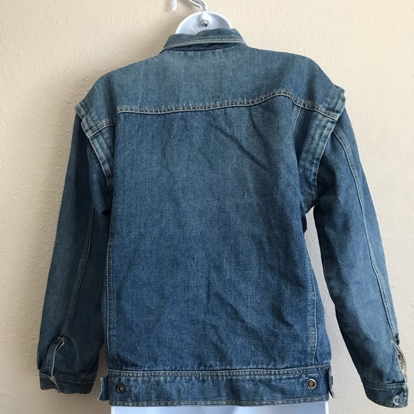 London Fog | Jackets & Coats | Vtg London Fog Turbo Jean Denim Snap ...